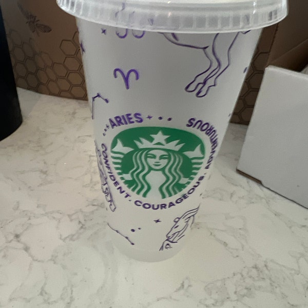 Star Sign Zodiac Tumbler Leo Coffee Cup Scorpio Cup Virgo Gift Libra ...