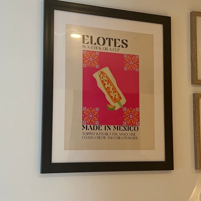 Elotes, Mexican Wall Art, Digital Print, Food Art, Quote, Beige ...