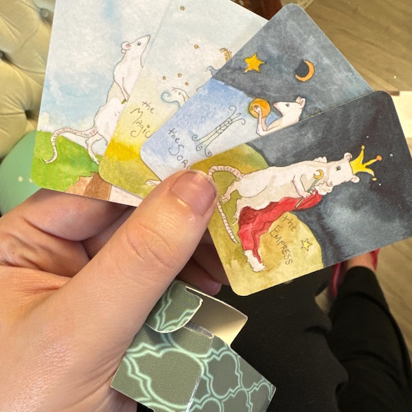 The Rabbit Tarot Deluxe Version Animal Art Card Deck From Original Art ...