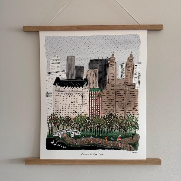 Electric Fan Art Print | Rainbow Painting | Unique Wall Art | Home ...