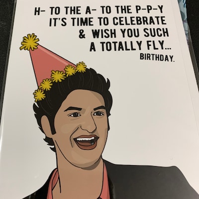 Jean Ralphio Birthday Card, Can't Rap, Parks and Rec Greeting Card ...