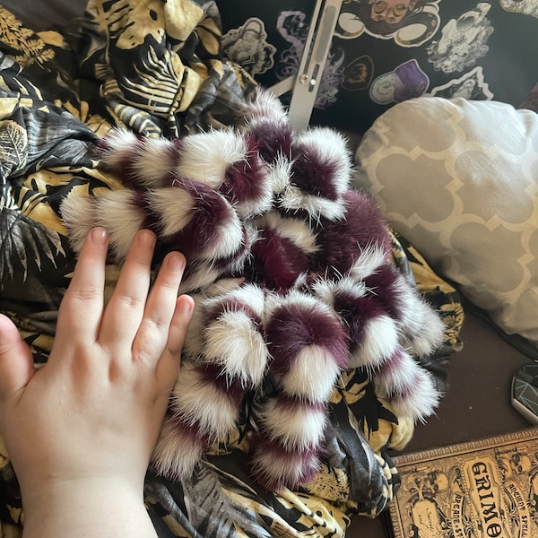 Spider Plush- Art Doll Creature- Plush Wall Mount- Realistic Stuffed ...