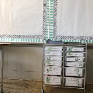 BOHO NEUTRAL Classroom Number Line Display With Negatives | Etsy