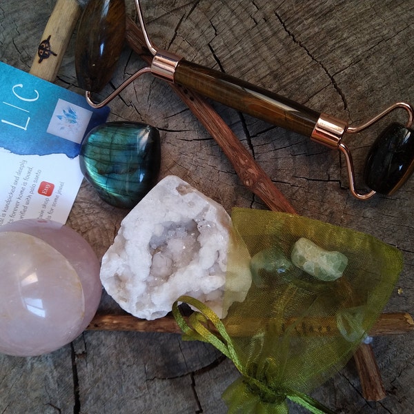 Purity Crystals Kit, Crystals Set, Selenite, Clear Quartz, Blending ...