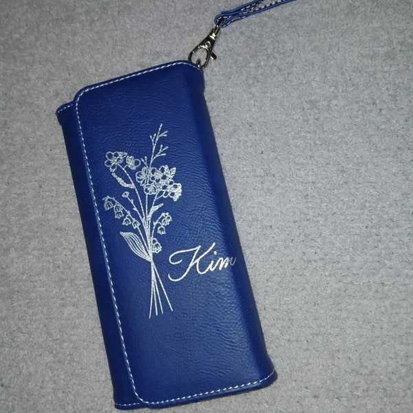 Birth Month Flower Engraved Manicure Set, Custom 7-piece Manicure and ...