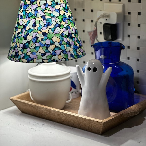 Green Gingham Check Lamp Shade. Checkered. Green and White. Shade is 9. ...