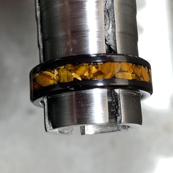 Real Tigers Eye Band, Tiger's Eye Band, Tigers Eye Ring, Push Gift ...