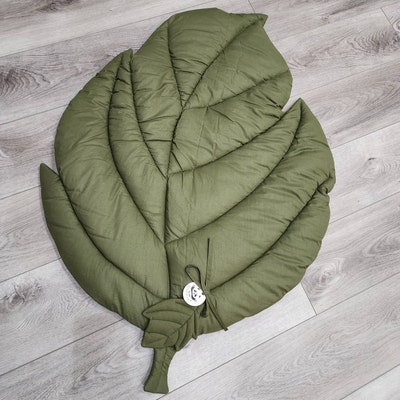 Fox Play Mat From Natural Cotton, Rug for Nursery, Forest Nursery Decor ...