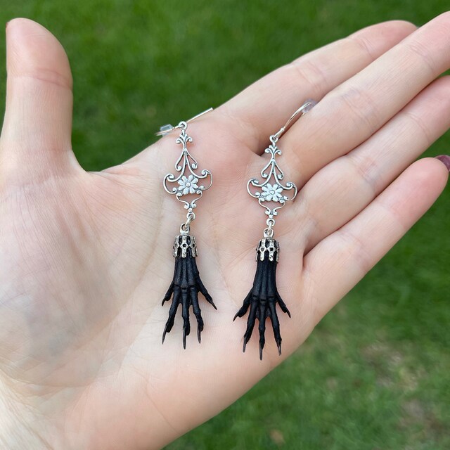 Natural historybone jewelry&antique prints by NecromanceHollywood