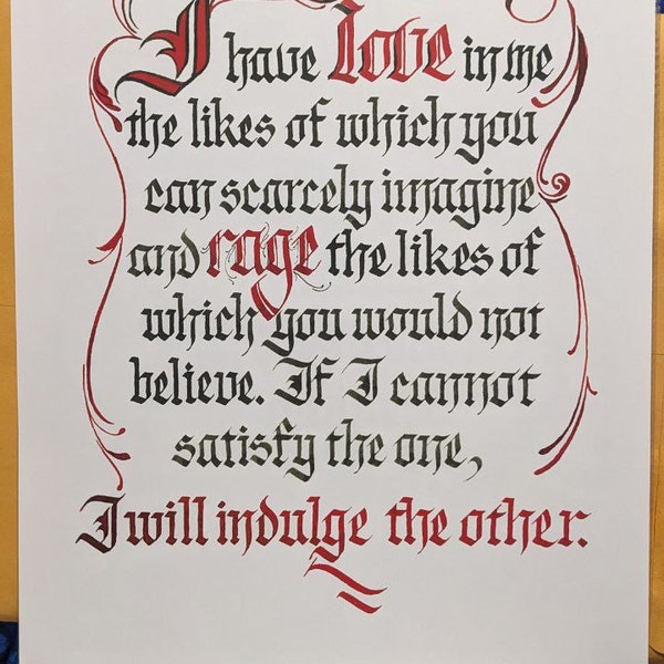 Smaller Gods Poem Calligraphy Digital Print - Etsy