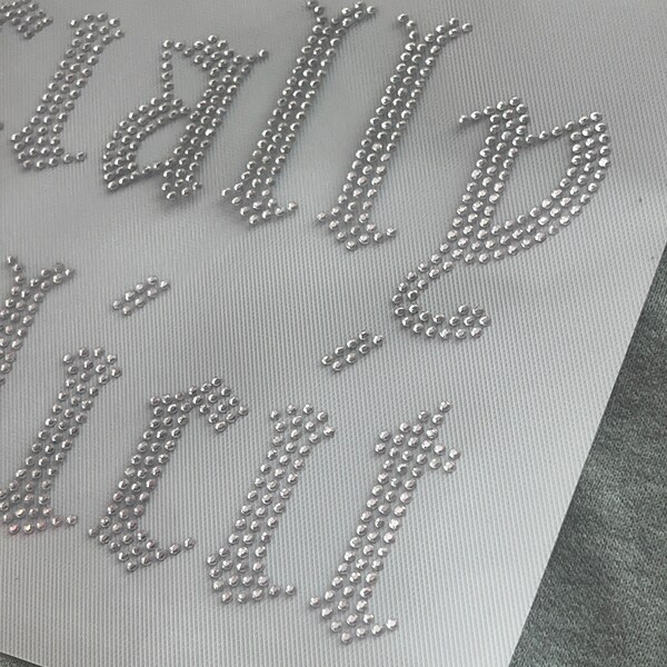 Cascading Butterflies With Scattered Rhinestone Effect Transfer-custom ...