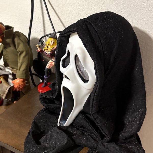 Scary Movie Ghostface Scream Ghost Face Wassup Mask - Etsy