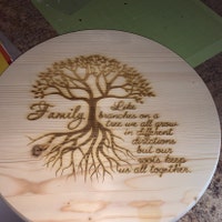 Family Tree SVG/DXF File - Etsy Canada