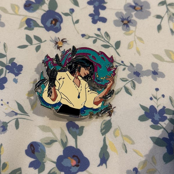 Wizard Hard Enamel Pin Flame Anime Manga - Etsy