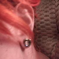 16G Moon Dangle Star Rook Earring/titanium Eyebrow Rook/cartilage ...