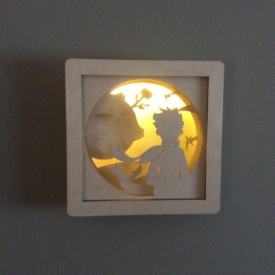 Shadow Box shadow Box Art shadow Box Light Wooden Night Light Light Box ...