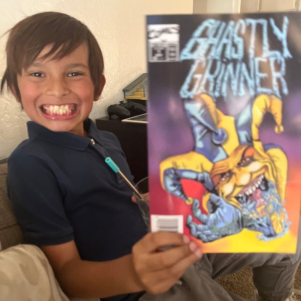 Ghastly Grinner Comic Book Replica Cover Are You Afraid of the Dark - Etsy