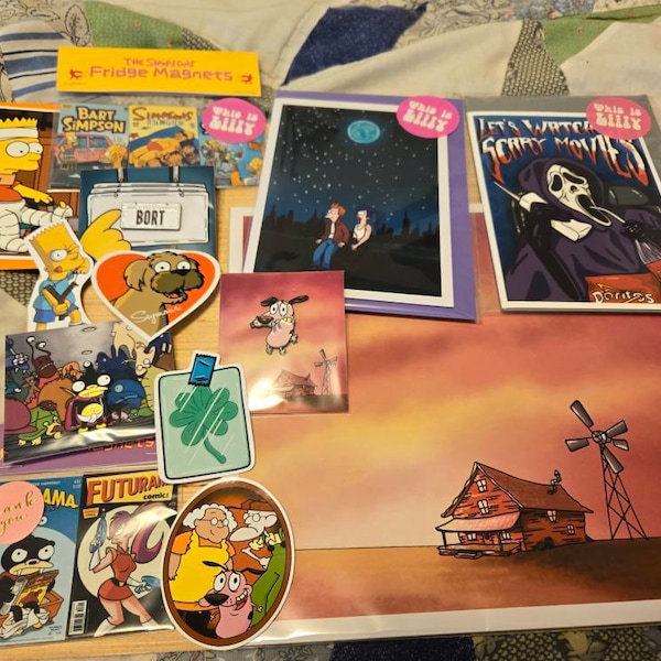 Homer's Bite the Simpsons Funny Love Birthday Card Simpsons on a Party ...