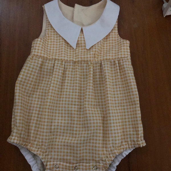 R24/ Sewing Pattern / PDF Sewing Pattern / Romper With Collar / Baby ...