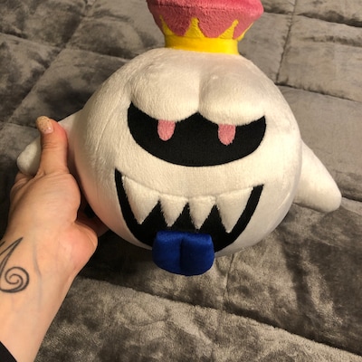 Custom Plush King Boo Black - Etsy