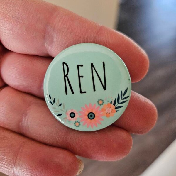 1.25 Inch Custom Magnet, Personalized Magnet, Custom Magnet Back, Your ...