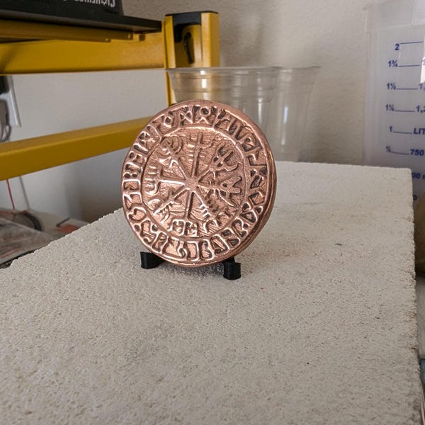 VIKING HAMMER PENNY - (2 Sided) Graphite Coin Mold - Etsy