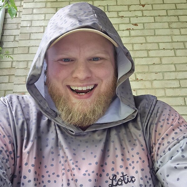 Topographic Blue Line Desk Mat | Fly Tying Desk Mat - Etsy