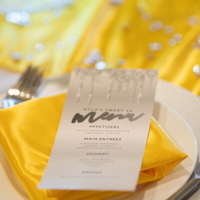 Dripping Silver Menu Card, Glitter Drip Menu, Silver Birthday, 4x9 Menu ...