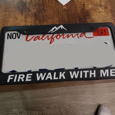 Mountains Custom License Plate Frame Mountains License Plate Holder ...