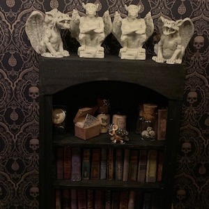 NEW Set of 2 Miniature Plastic Gothic Gargoyle Statues - Etsy