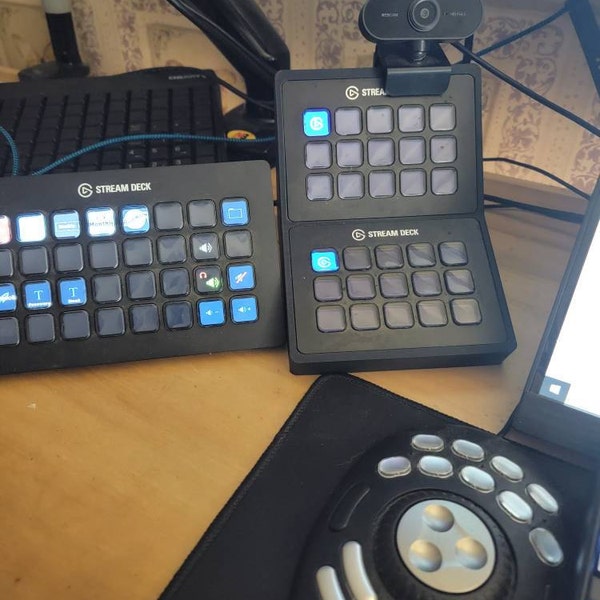 Dual 15 Key Stream Deck Vertical Stand - Etsy