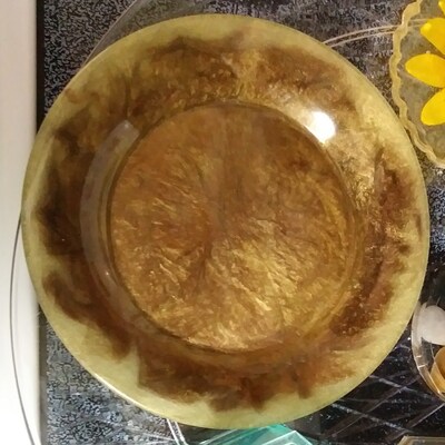 Round Plate Silicone Mold Glossy Polished Round Plate Mold - Etsy