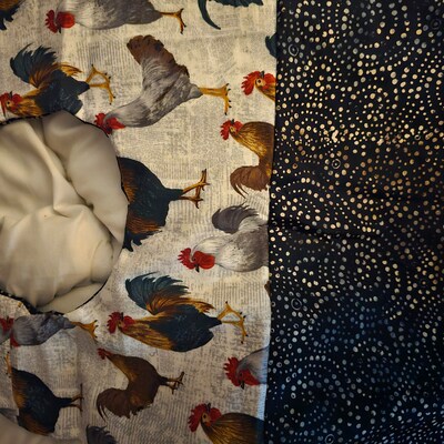 Susan Winget Hello Spring Bunny Easter Cotton Fabric Fat Quarters 100% ...