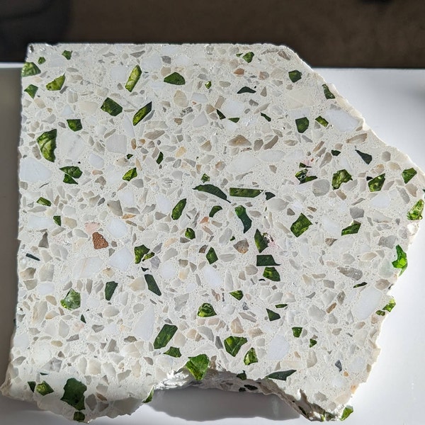 Bar Front Green Ceramic Corrugated Tile , Concave Ceramic Tradition ...