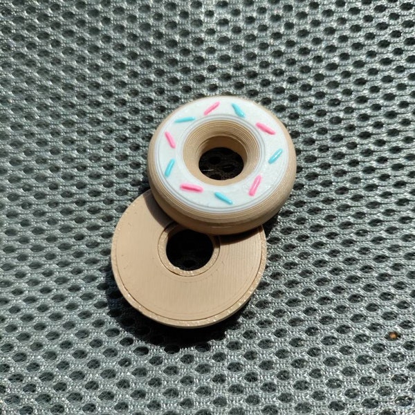 The Donut Fidget - 3D Printed Magnetic Slider Toy Hand Painted (silent ...