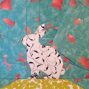 Bear Foundation Paper Piecing Pattern, Bear FPP, Animal PDF Sewing ...