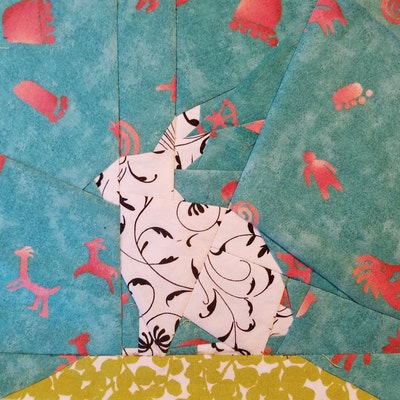 Bear Foundation Paper Piecing Pattern, Bear FPP, Animal PDF Sewing ...