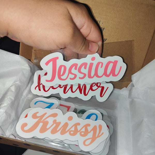 Custom Locker Magnet! Personalized Magnet Names, Refrigerator Magnet ...