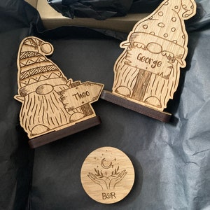 Christmas Personalised Gonk Decorations Place Names - Etsy UK