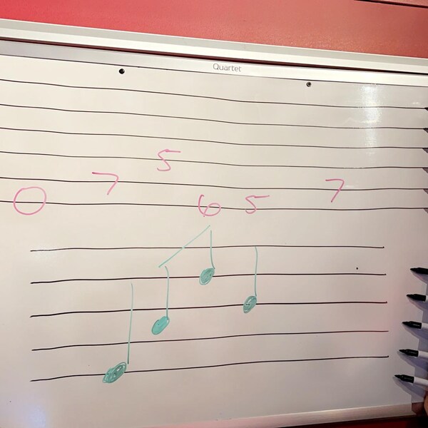 5 Pen Dry Erase Line Drawing Tool for Music Class Stave Writer With ...