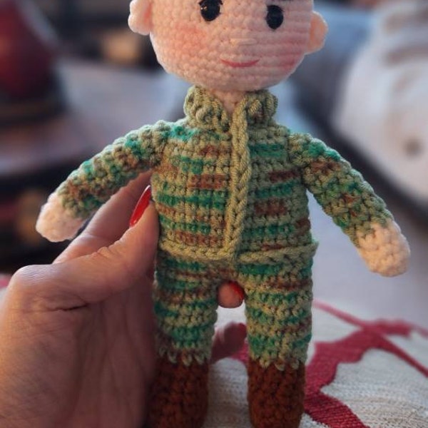 Custom Crochet Doll, Custom Portrait Doll, Mini Me Doll, Look Alike ...