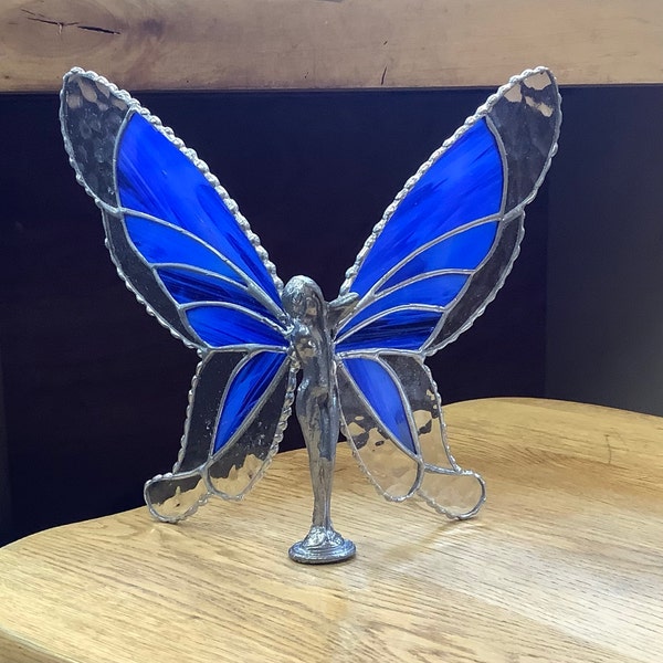 Lead Casting Butterfly Lady Figure and Wing Pattern for Stained Glass ...