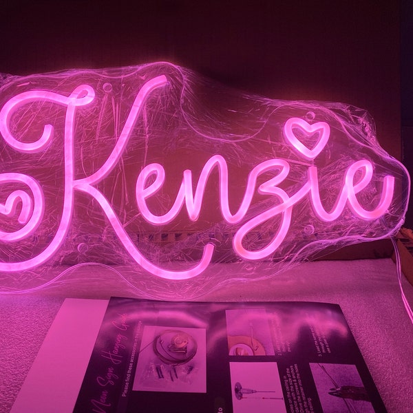 Custom Name Neon Sign for Kids, Kid Room Decorations, Home Decor Wall ...