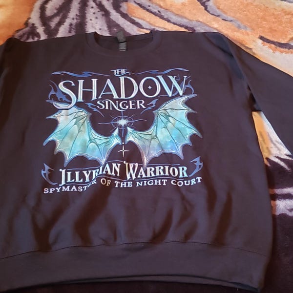 Shadowsinger Night Court Sweatshirts, Azriel SJM Book Merch Inspired ...