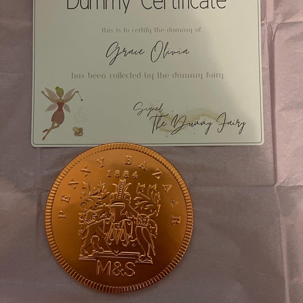 Personalised Dummy Fairy Letter, A4 Size, Printed on 300gsm Matte Card ...