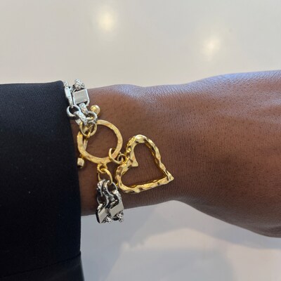 Gold Chunky Chain Uk, 18k Gold Chain With Charms, Chunky Link Chain ...