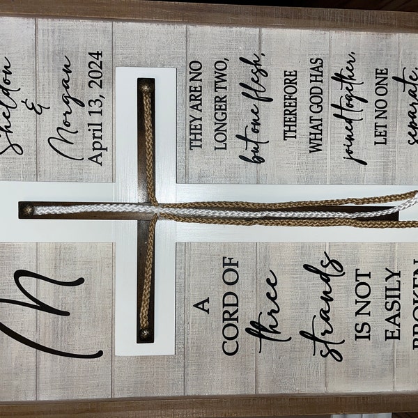 Unity Braids®, Cord of Three Strands, Gods Ropes, Gifts for the Couple ...