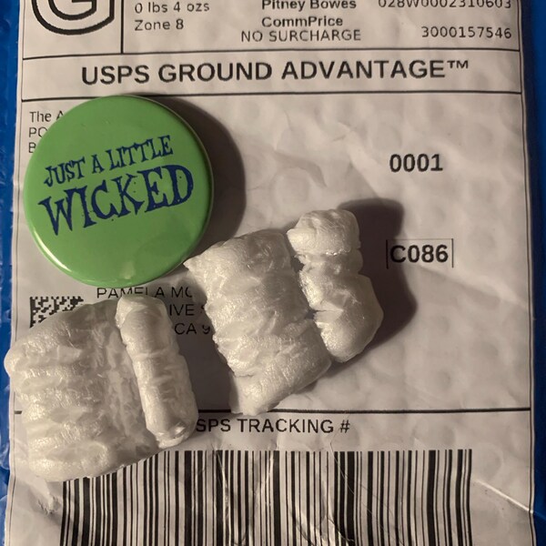 Just A Little Wicked - Button Pinback Badge 1 1/2 Inch 1.5 - Flatback ...