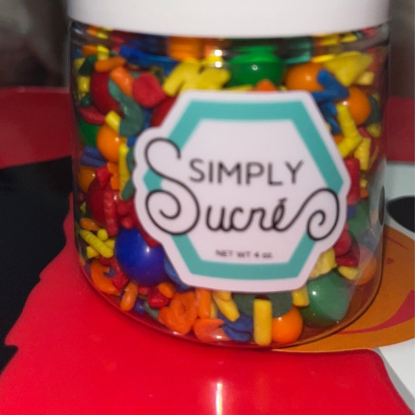 ABC Sprinkle Mix: Sesame Street Party Edible Sprinkles - Etsy