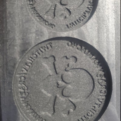 Custom 2 Sided COIN Logo Graphite Molds. - Etsy